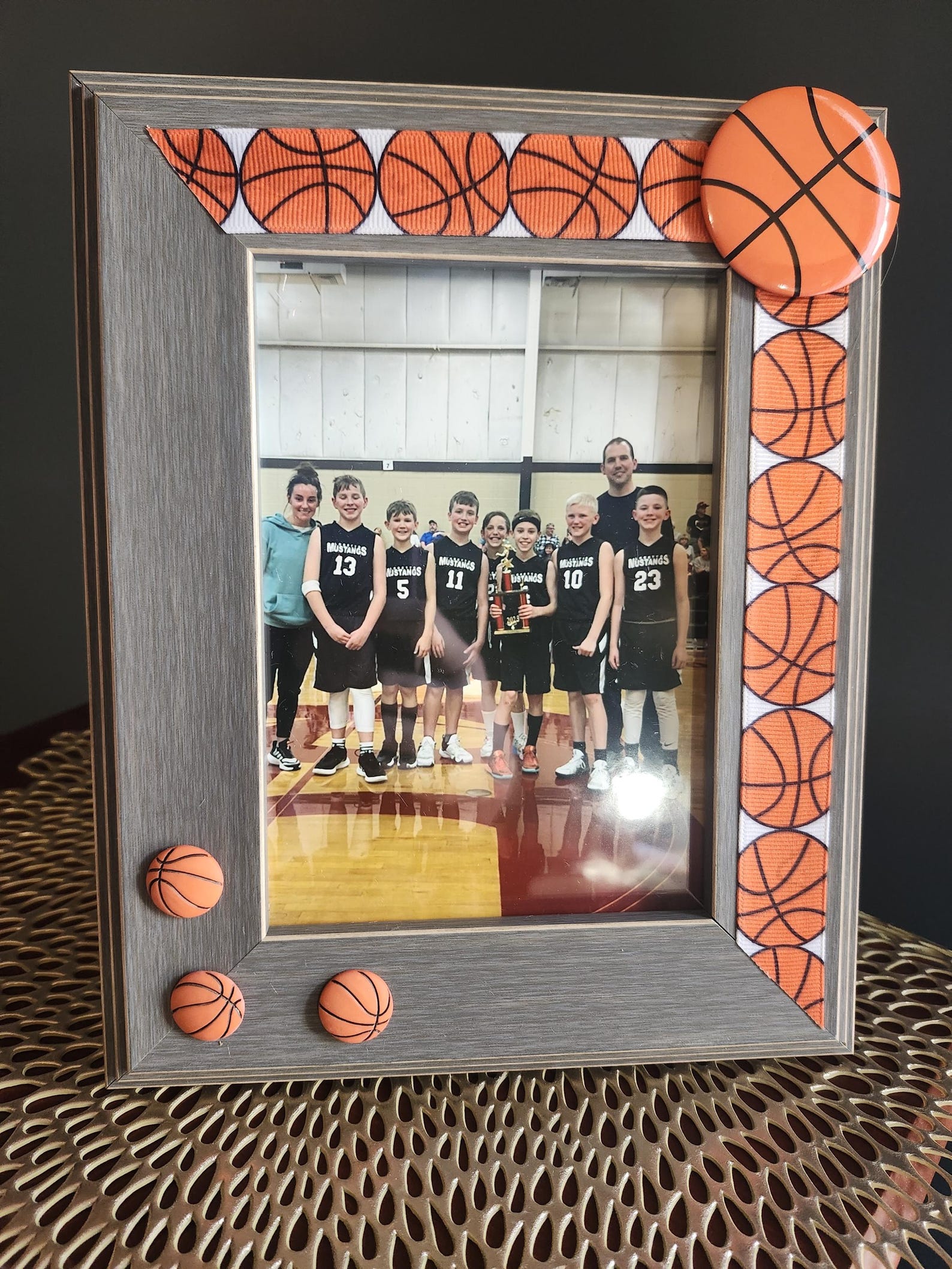 Basketball Team Fun Photo Frame - Etsy