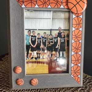 Basketball Team Fun 5x7 Photo Frame - Etsy