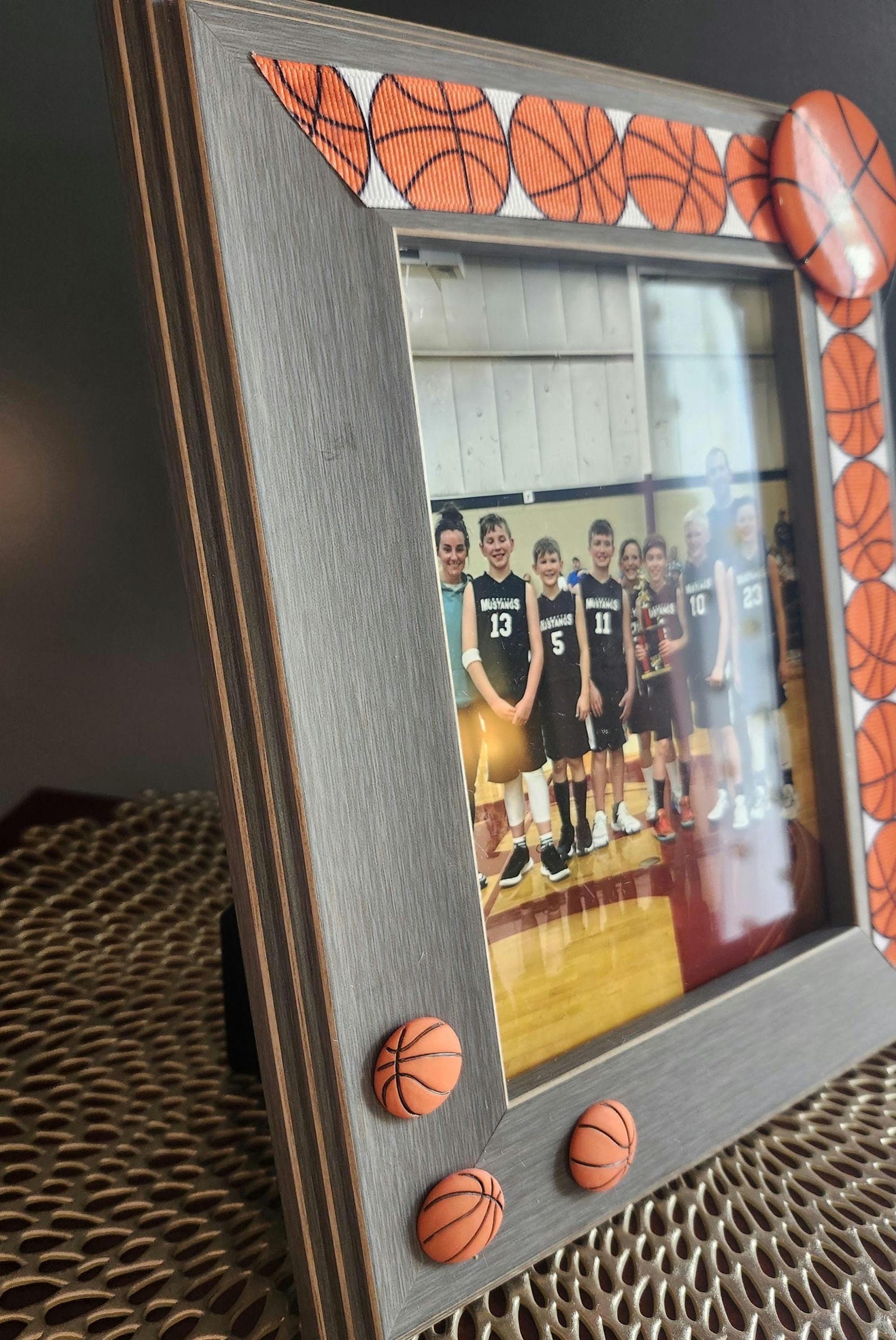 Basketball Team Fun Photo Frame - Etsy