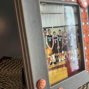 Basketball Team Fun Photo Frame - Etsy
