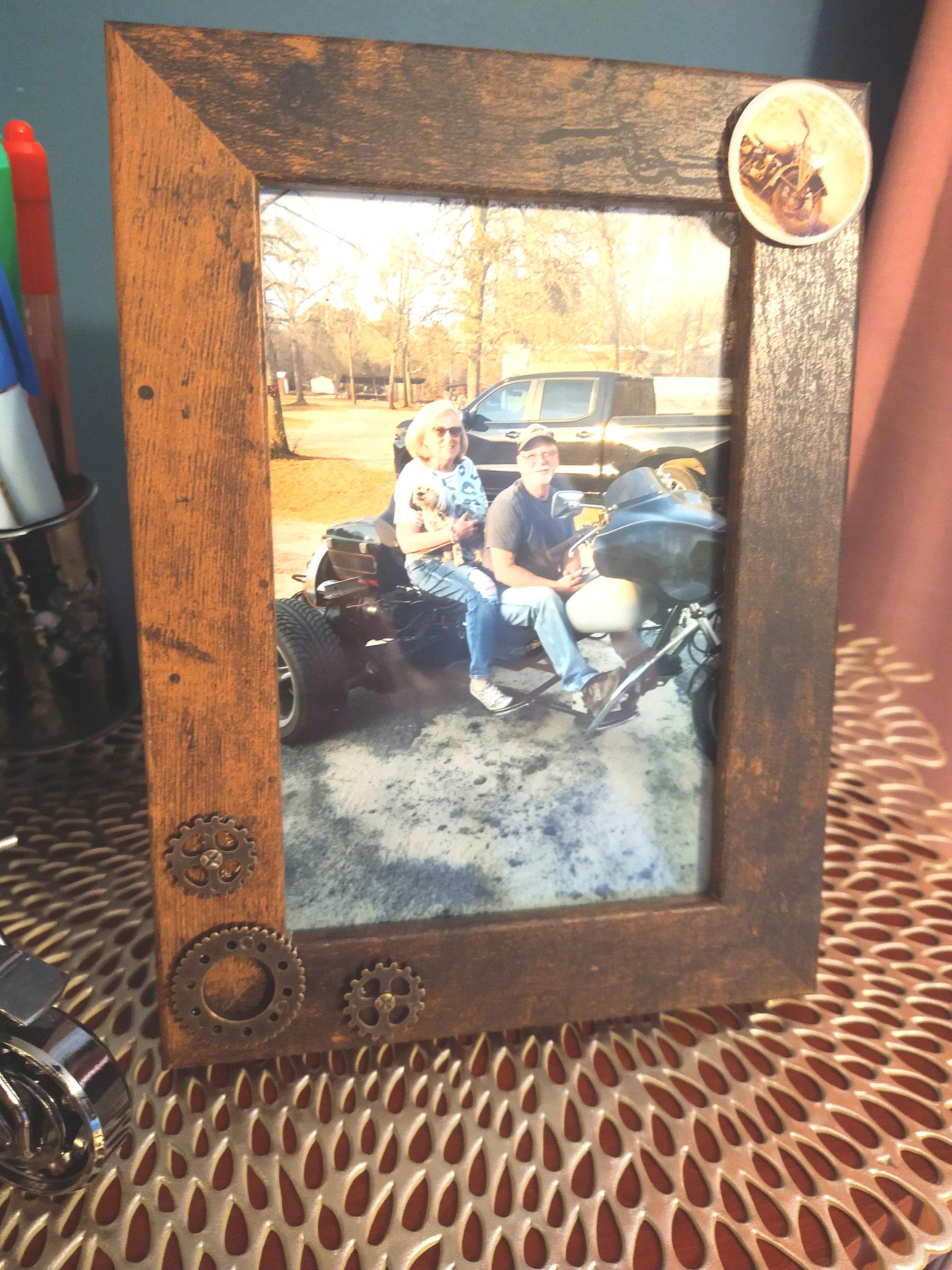 Motorcycle Fun 4x6 Photo Frame - Etsy