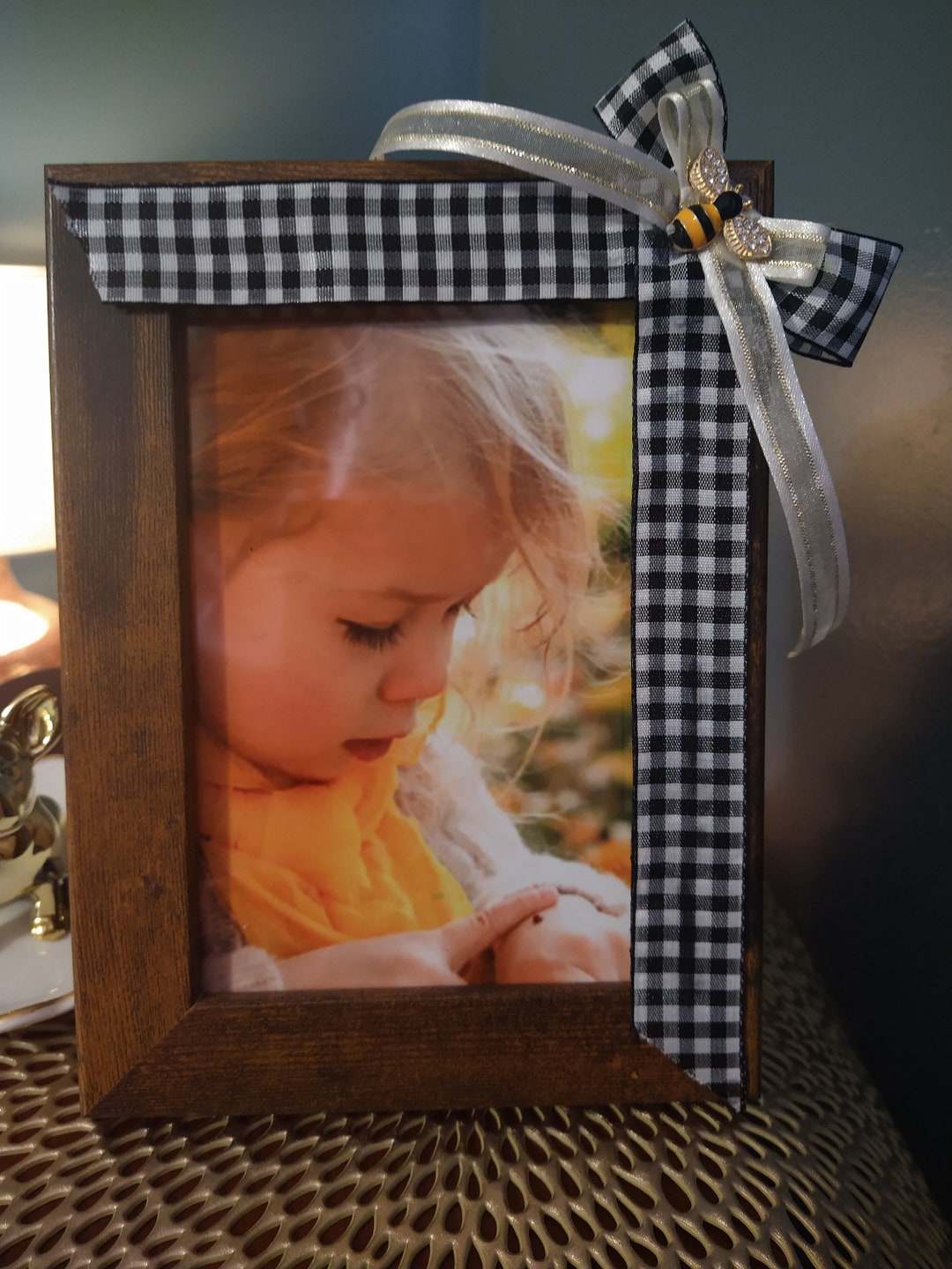 Bee Happy and Fun Bee Photo Frame - Etsy