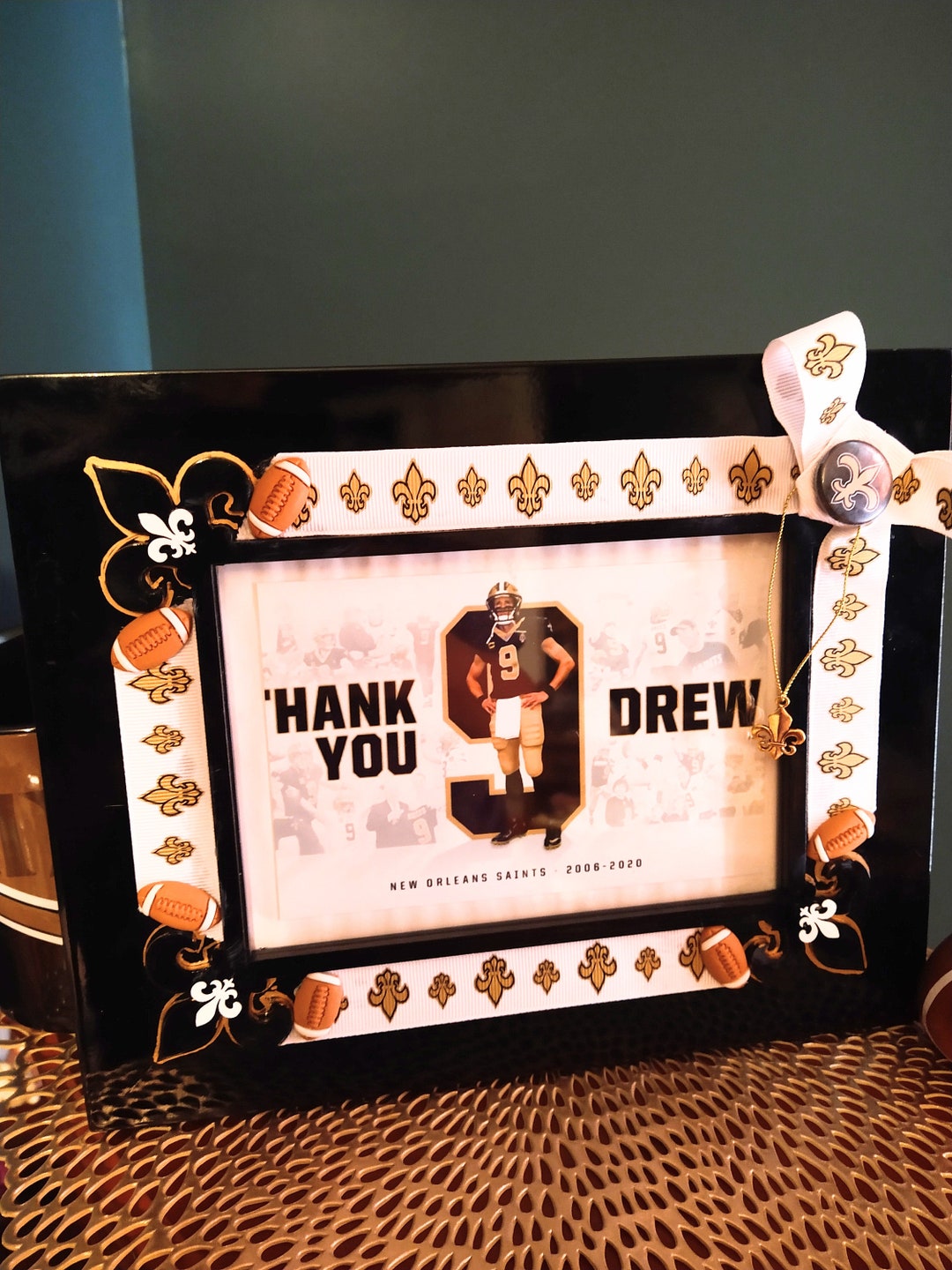 New Orleans Big Easy Football Photo Frame - Etsy