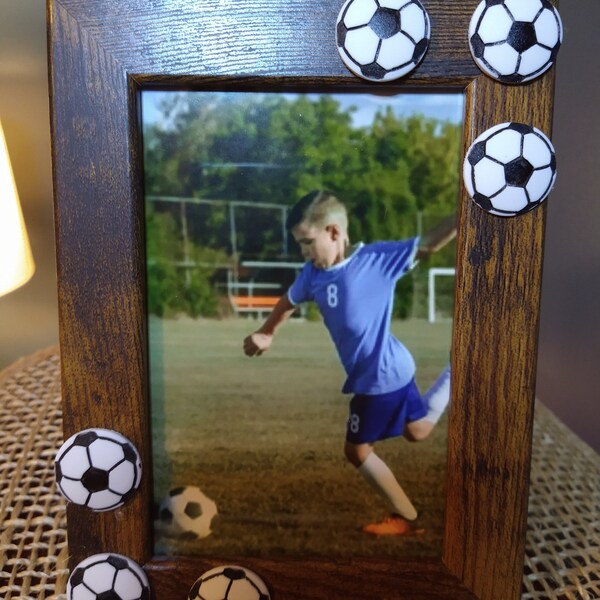 Soccer Photo Frame - Etsy