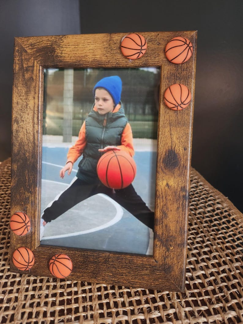 Basketball Fun Photo Frame - Etsy