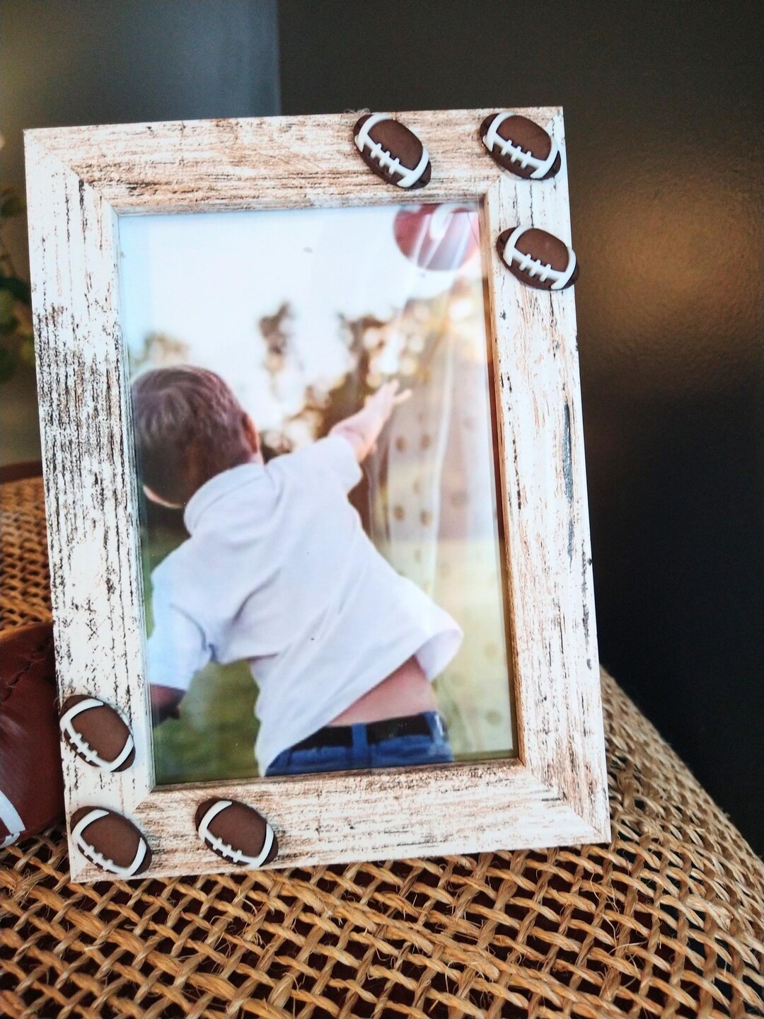 Football Time 4x6 Photo Frame - Etsy