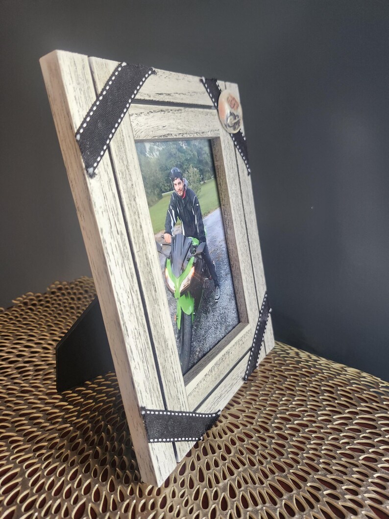 Motorcycle Mania Photo Frame - Etsy