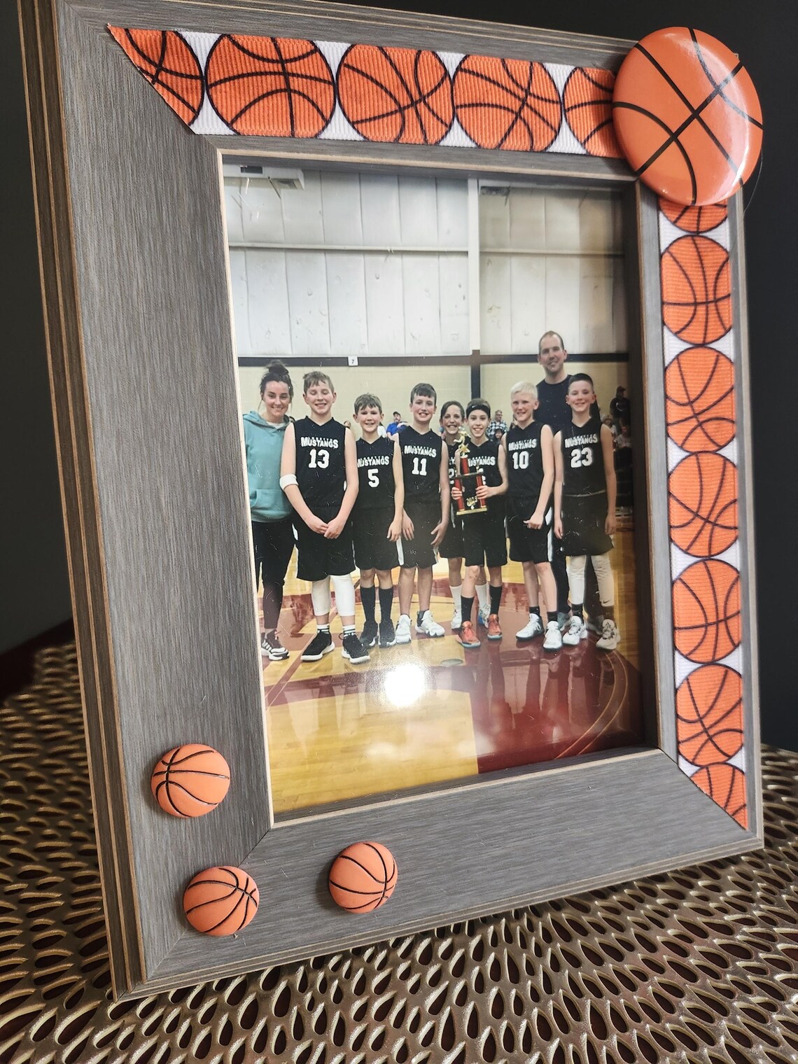 Basketball Team Fun 5x7 Photo Frame - Etsy