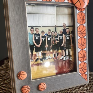 Basketball Team Fun Photo Frame - Etsy