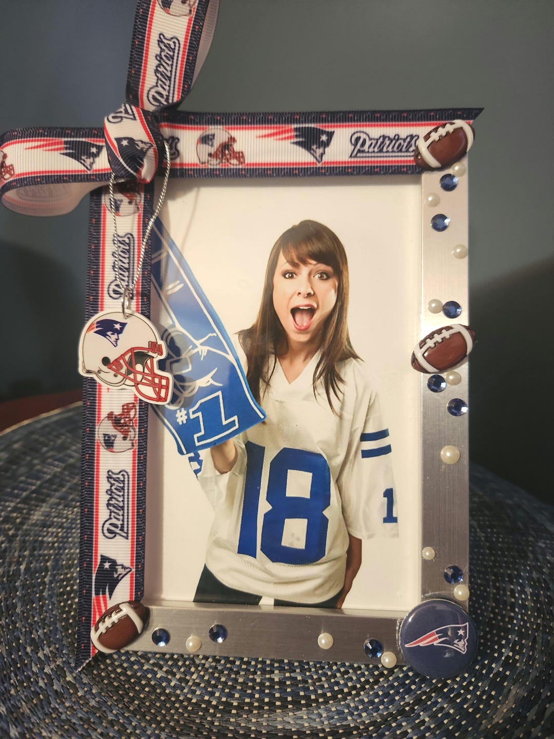 New England Football Team Photo Frame - Etsy