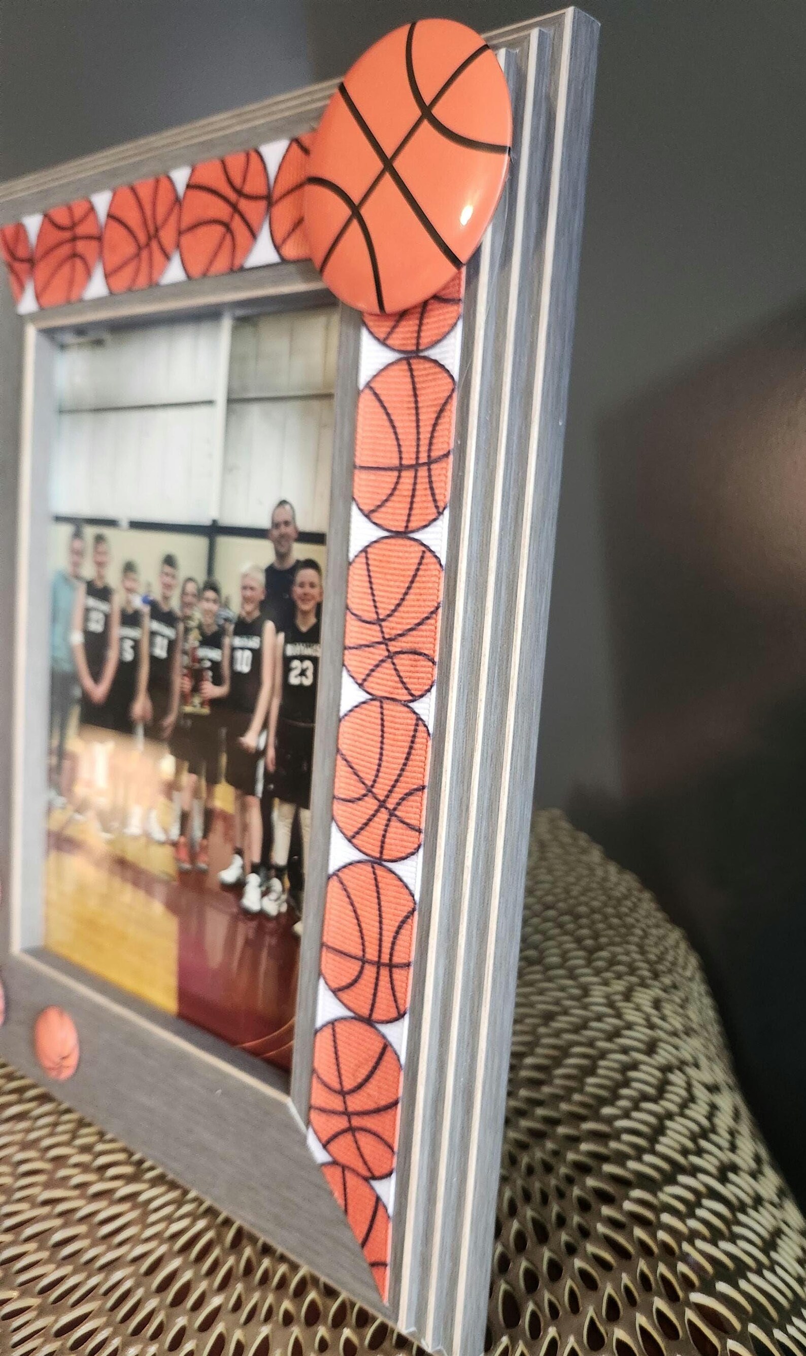 Basketball Team Fun 5x7 Photo Frame - Etsy