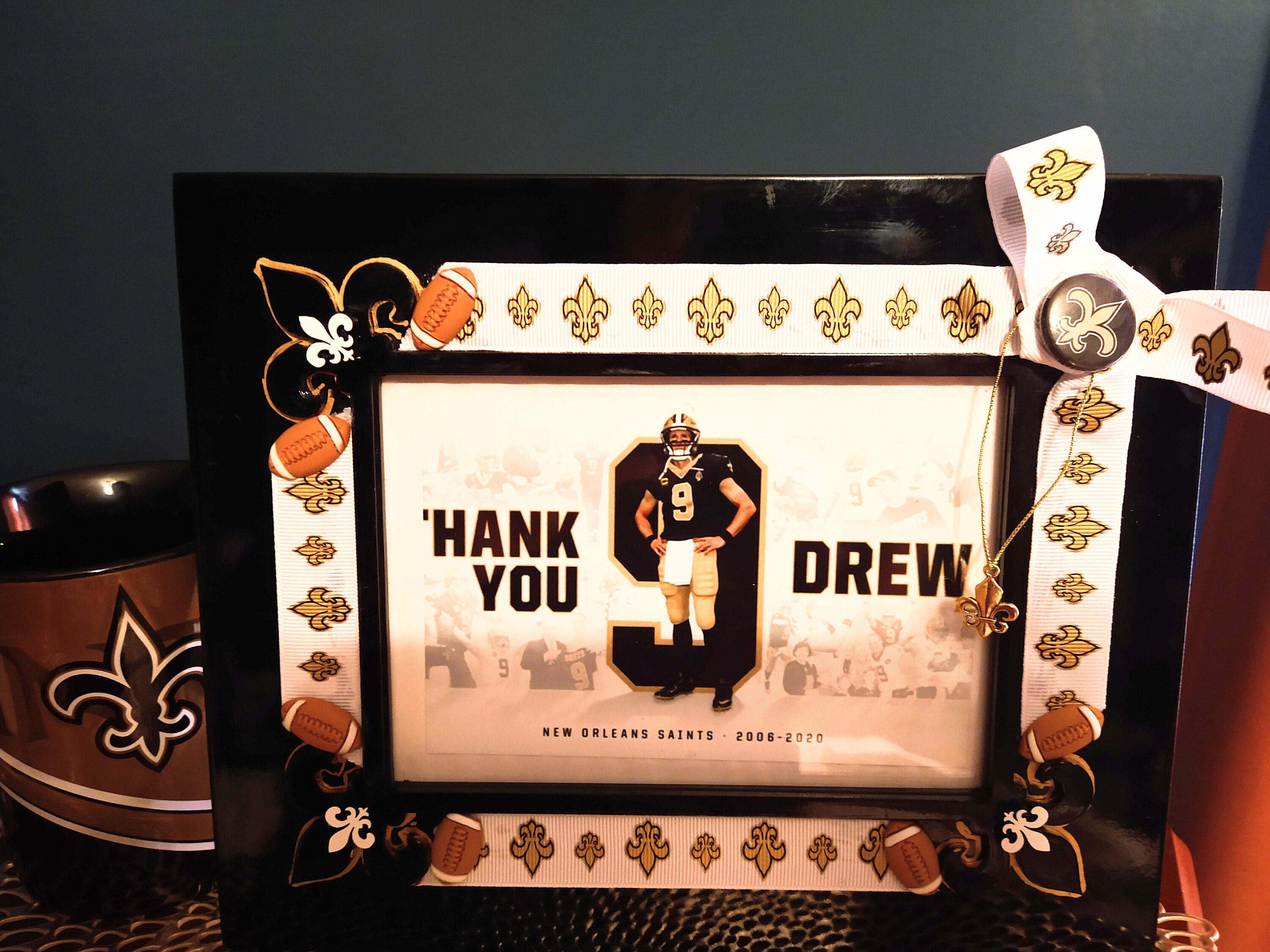 New Orleans Big Easy Football Photo Frame - Etsy