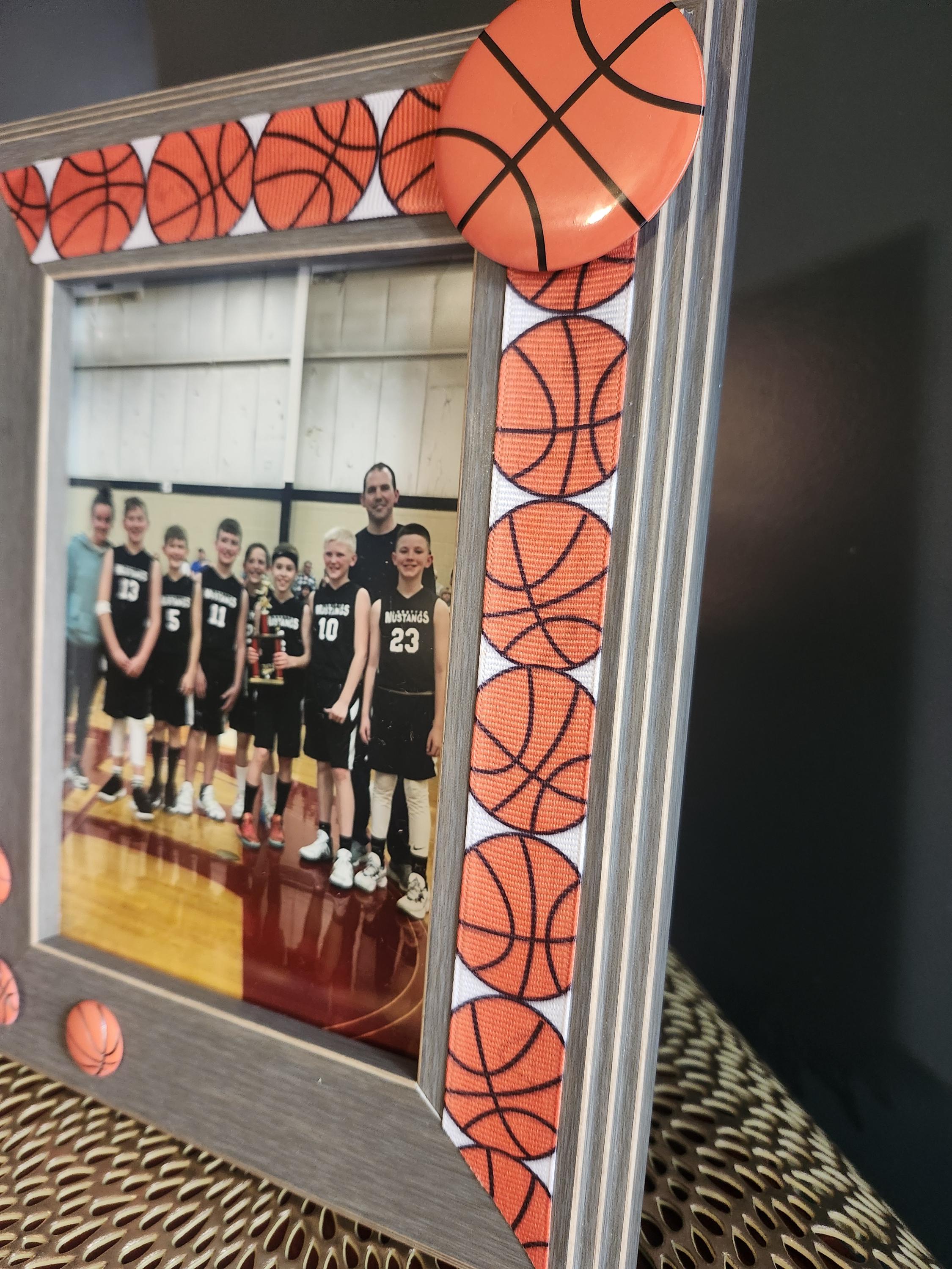 Basketball Team Fun Photo Frame - Etsy