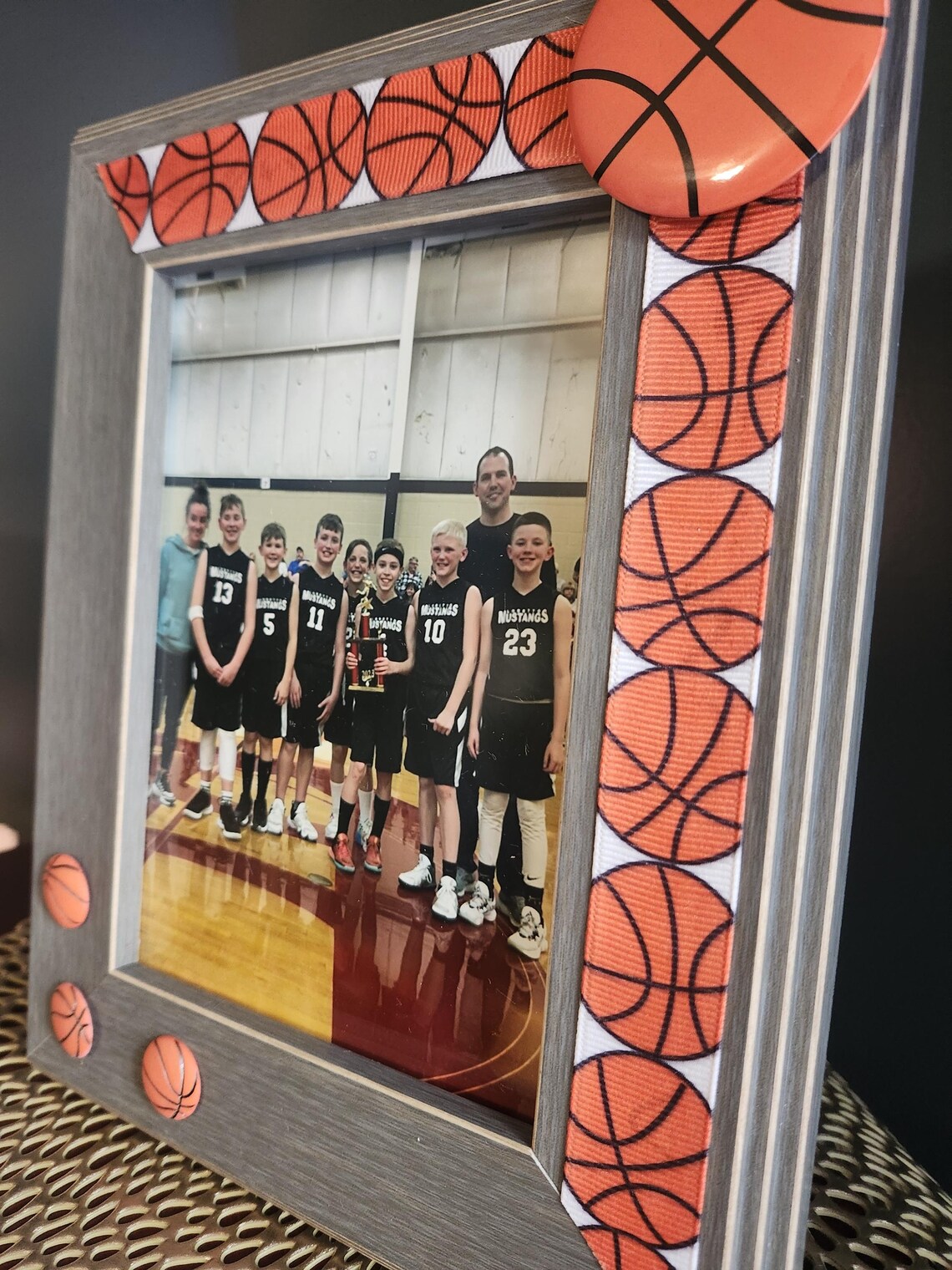 Basketball Team Fun Photo Frame - Etsy