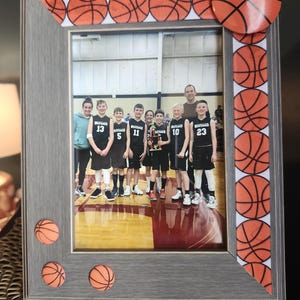 Basketball Team Fun 5x7 Photo Frame - Etsy