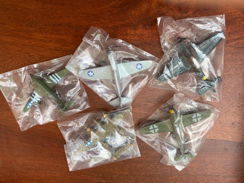 Vintage Dyna Flites Aircraft Die-cast Planes, World War II (fighter ...