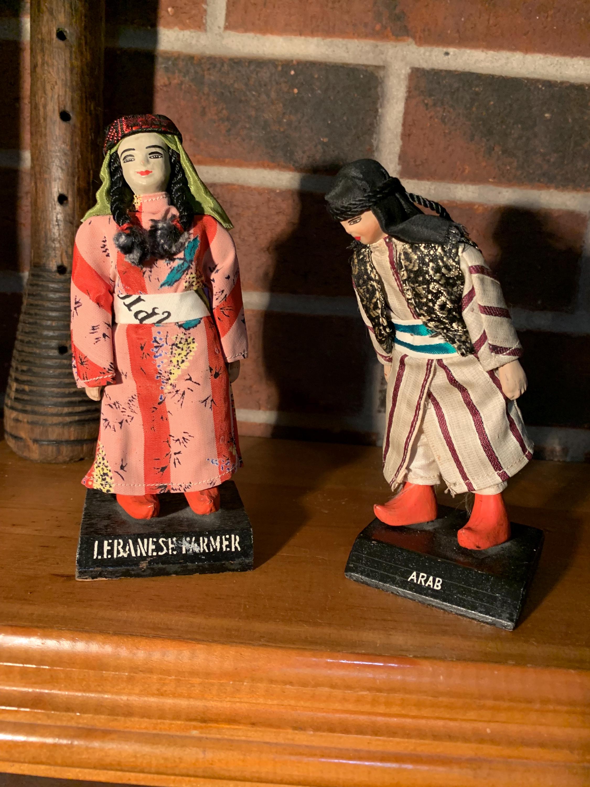 Vintage Porcelain Middle East “lebanese Farmer & Arab” Dolls in ...