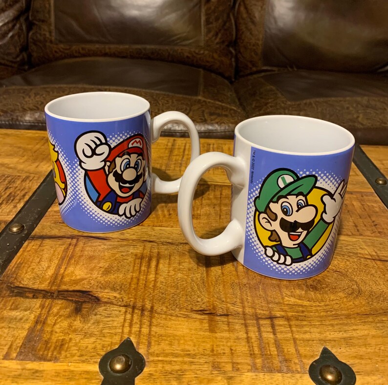 Super Mario Bros Nintendo Mug With Characters Including Mario, Luigi ...