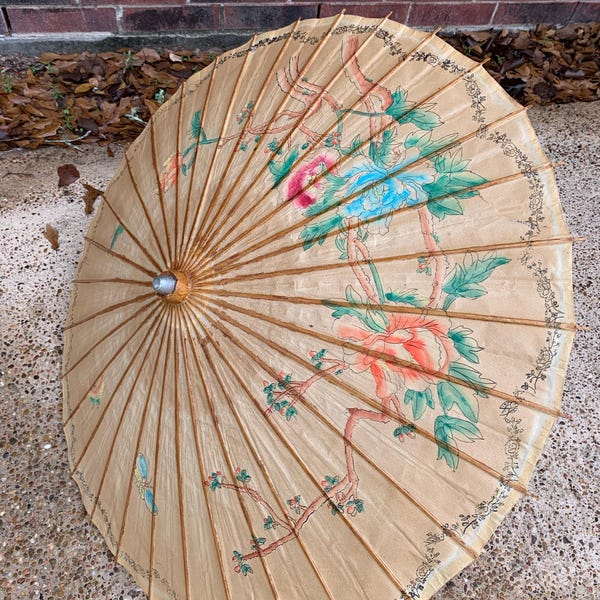 Hand Painted Parasol - Etsy