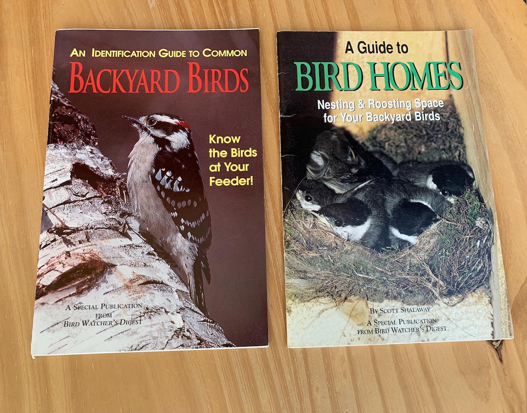 1995 Backyard Birds Identification Guide & Bird Homes Booklets by Bird ...