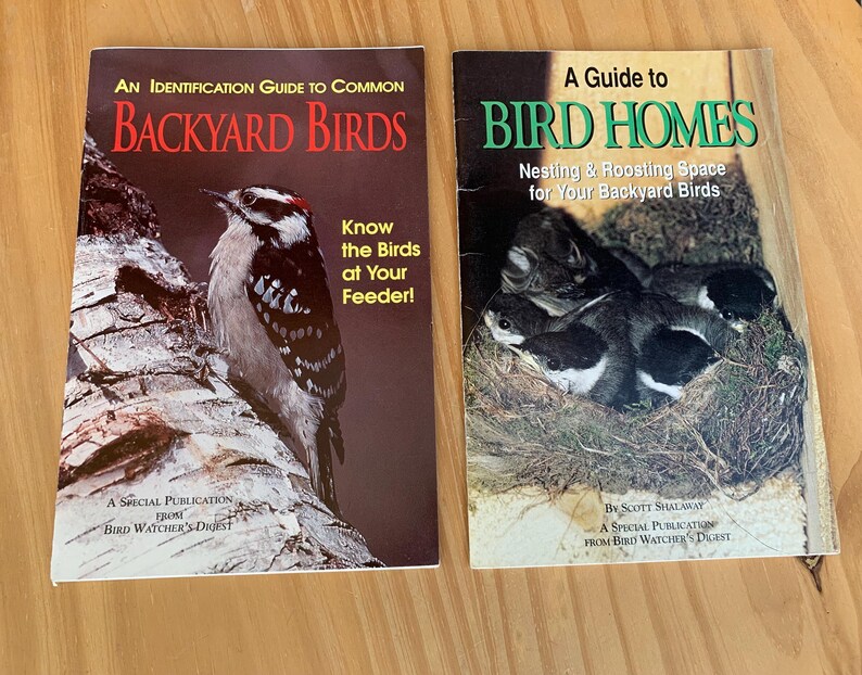 1995 Backyard Birds Identification Guide & Bird Homes Booklets by Bird ...