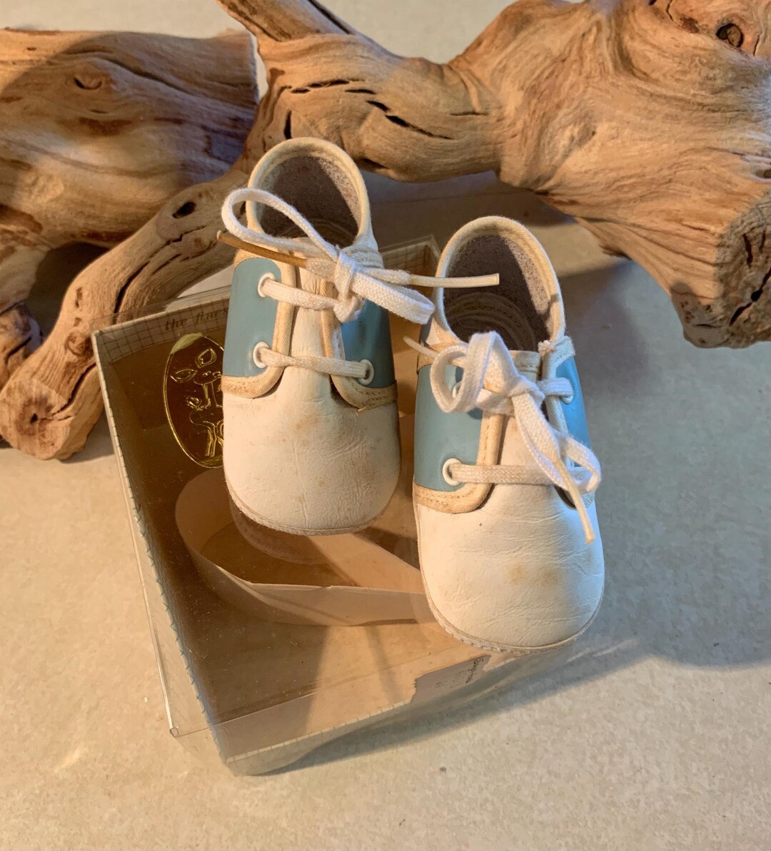 Vintage 1960s “baby Deer Shoes” No. 2270, Shade of Sky Blue and White ...