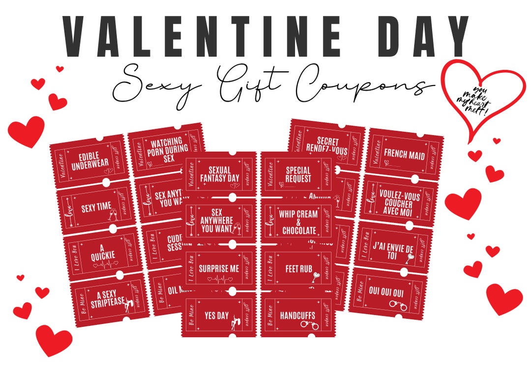 Sexy Love Coupons, Sex Coupons, Naughty Coupons, Valentine Gift, Gift for Him/her, Anniversary ...
