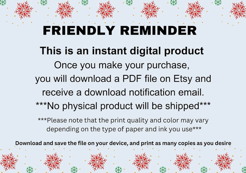 Kids Christmas Coloring Pages, Digital Coloring, Holiday Coloring ...