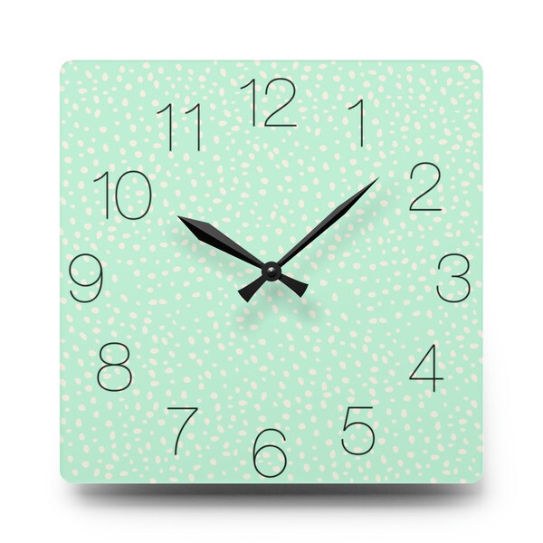 Polka Dot Clock - Etsy