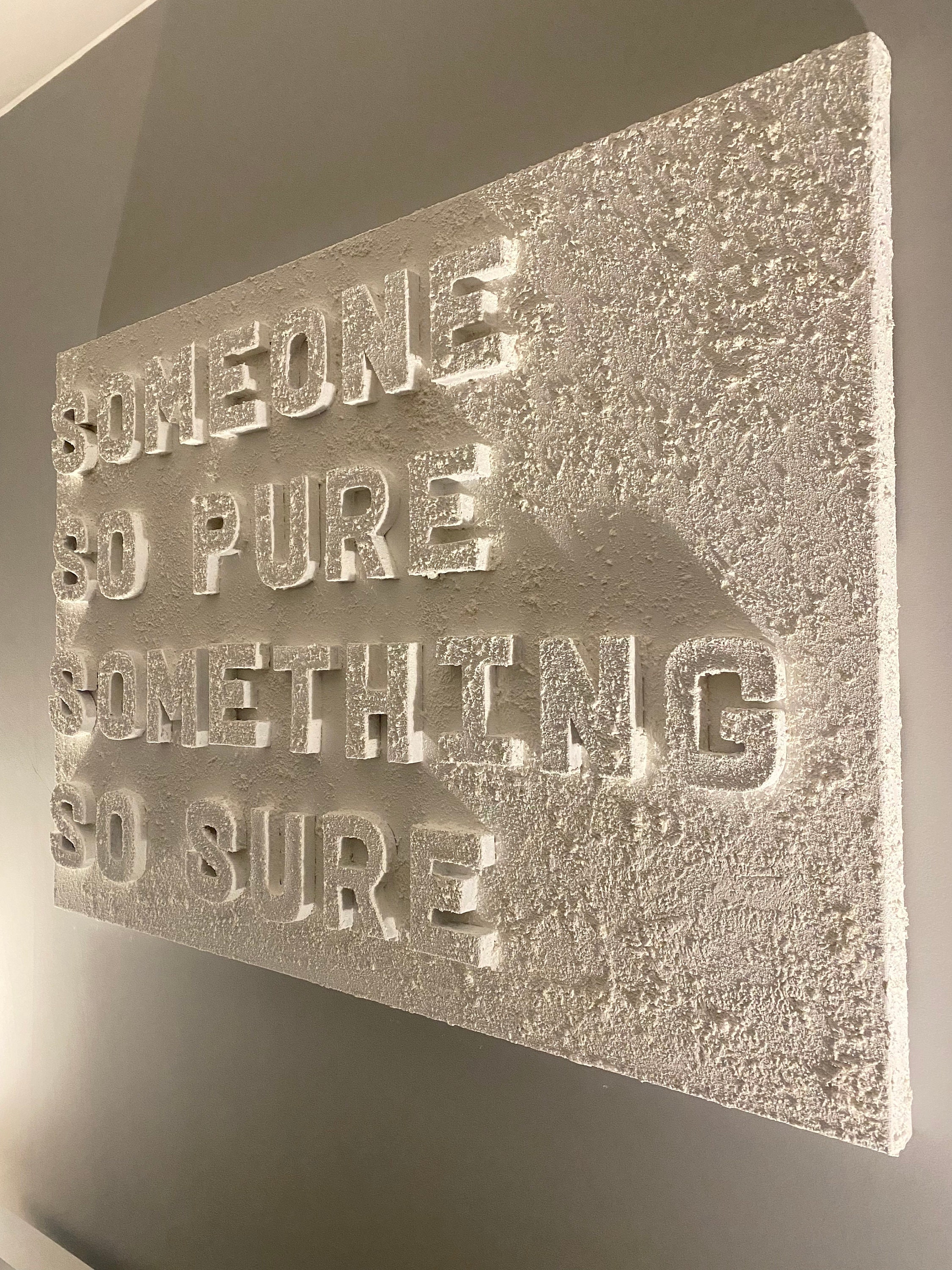 Textured Lyric/quote Wall Art - Etsy