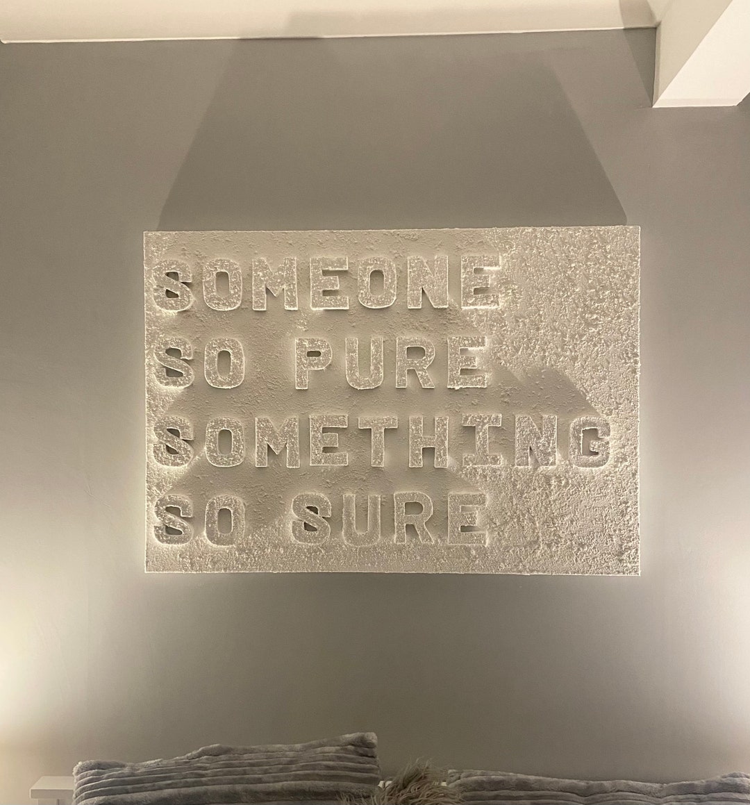 Textured Lyric/quote Wall Art - Etsy