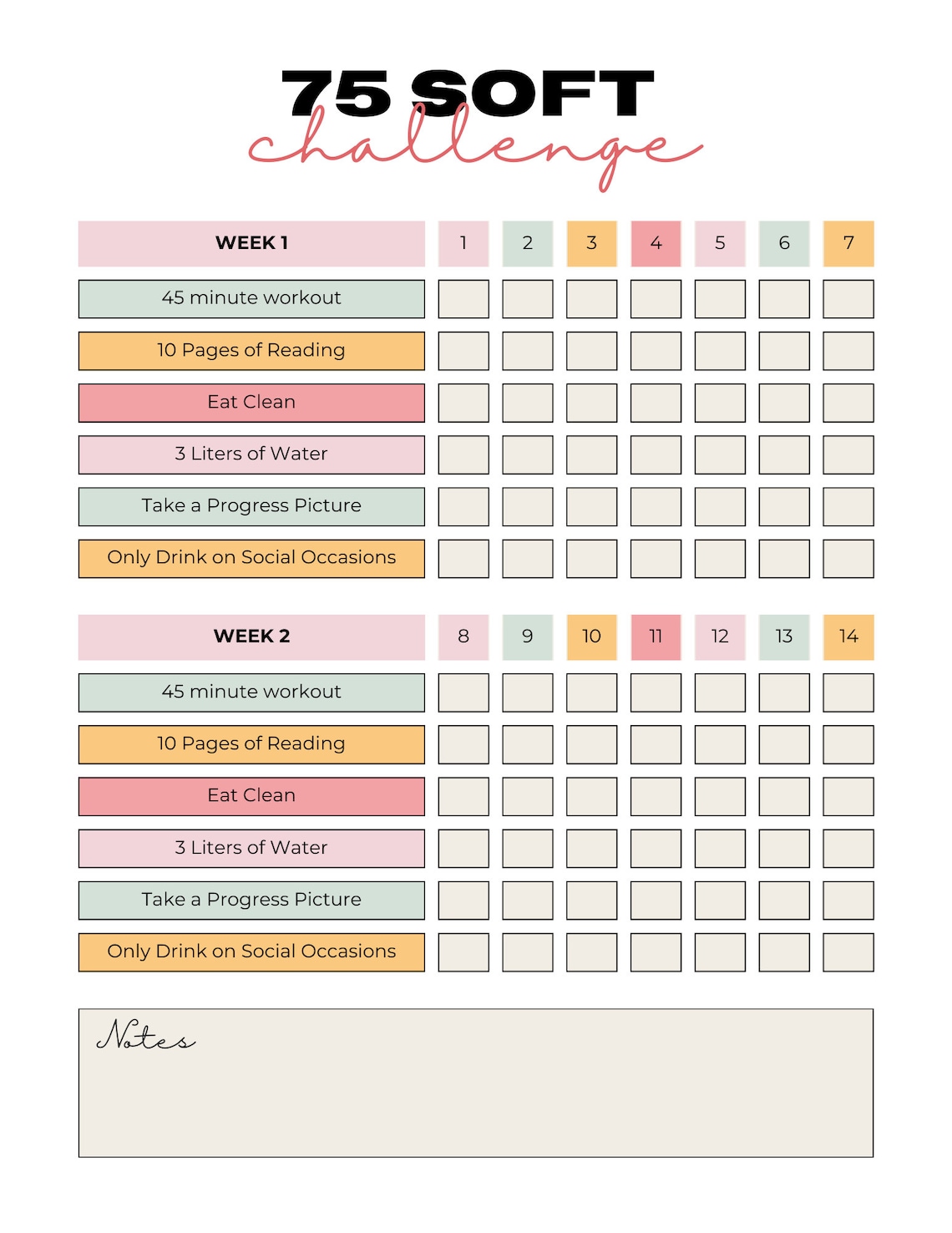 The 75-day Soft Challenge - Etsy