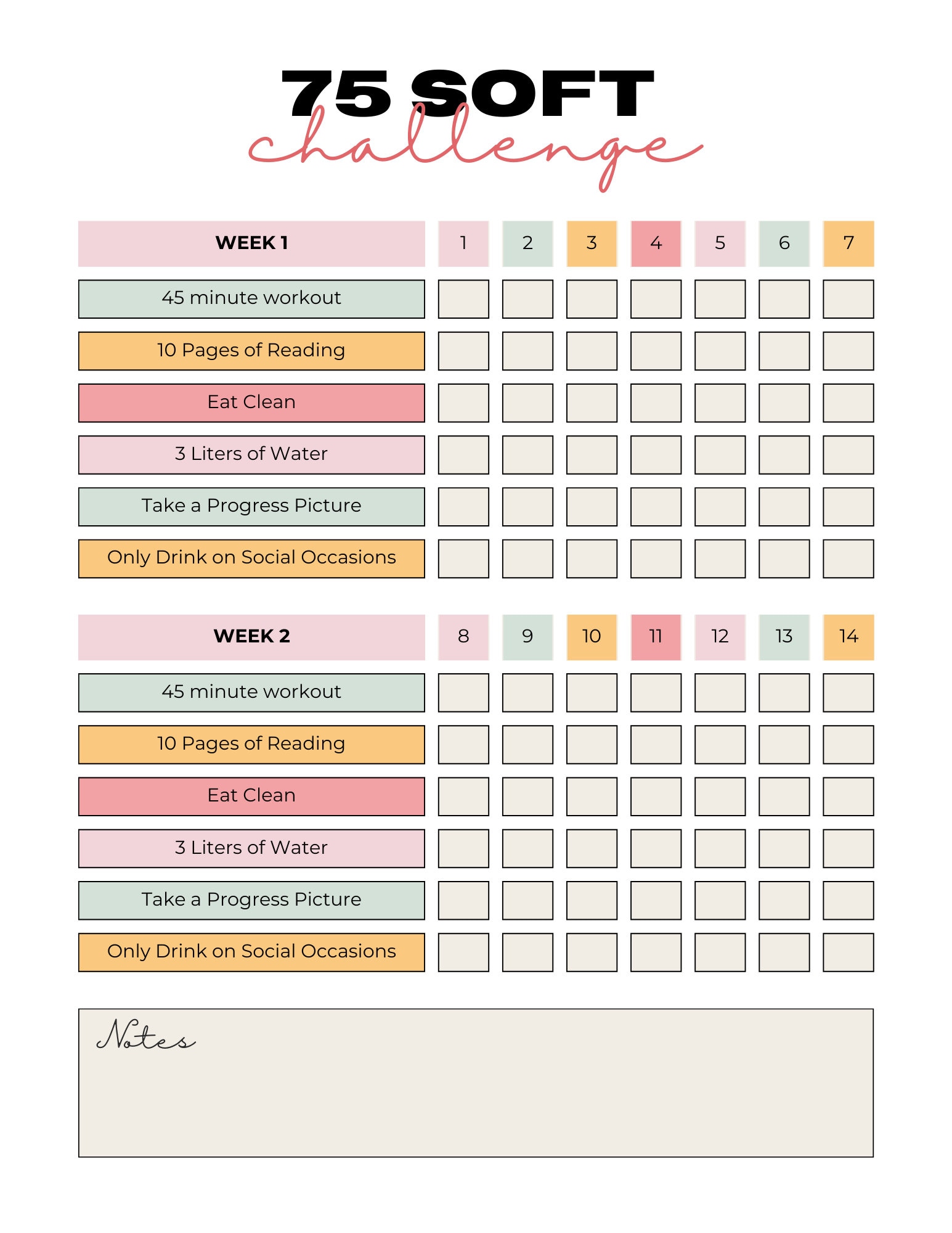 The 75-day Soft Challenge - Etsy