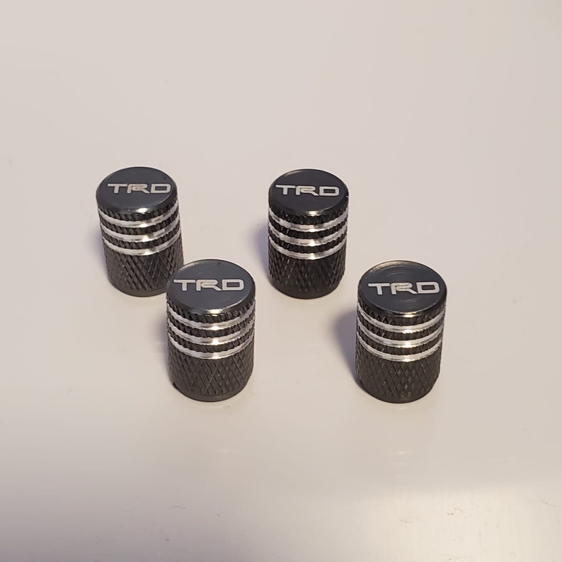 Toyota Valve Stem Caps Silver TRD Stem Caps Branded for Toyota Cars ...