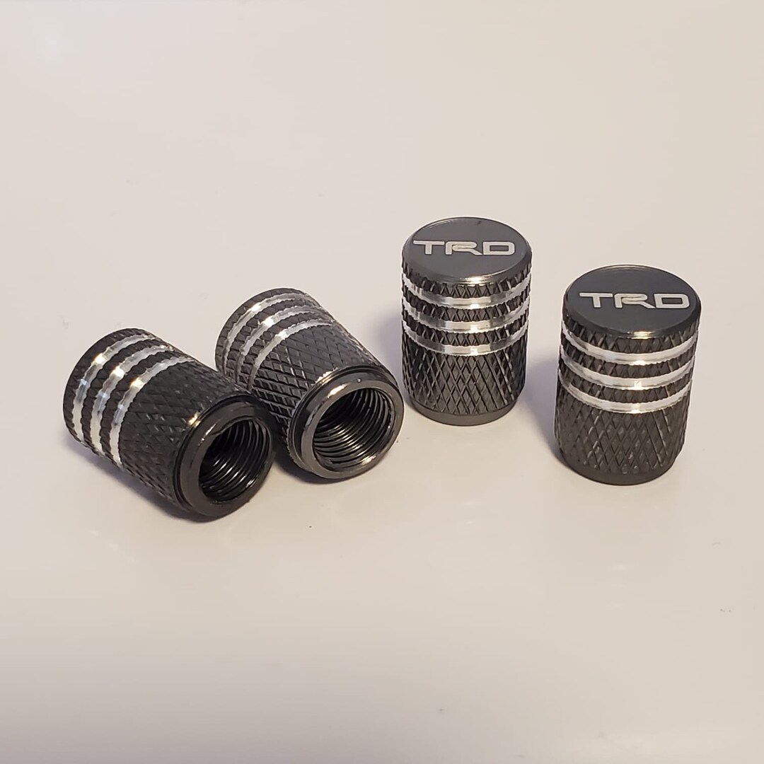Toyota Valve Stem Caps Silver TRD Stem Caps Branded for Toyota Cars ...