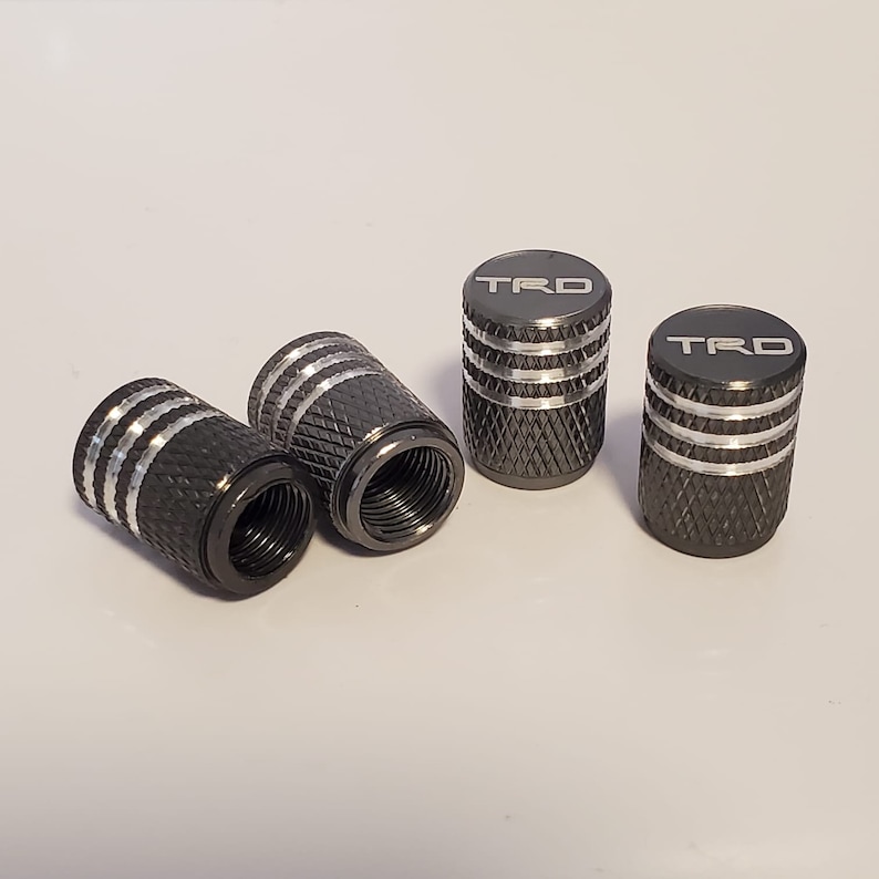 Toyota Valve Stem Caps Silve TRD Stem Caps Branded for Toyota Cars ...