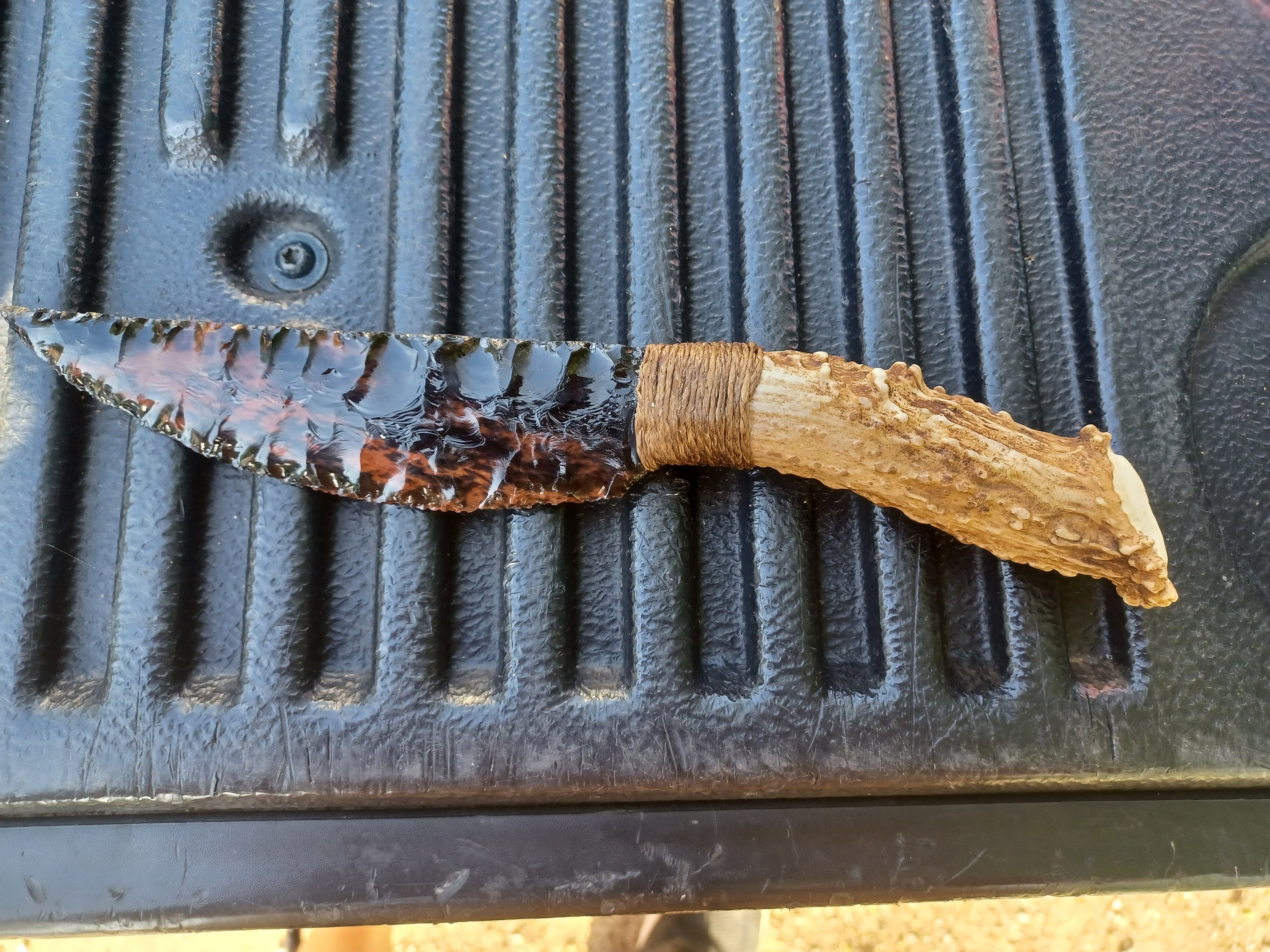 Obsidian Stone Knife - Etsy