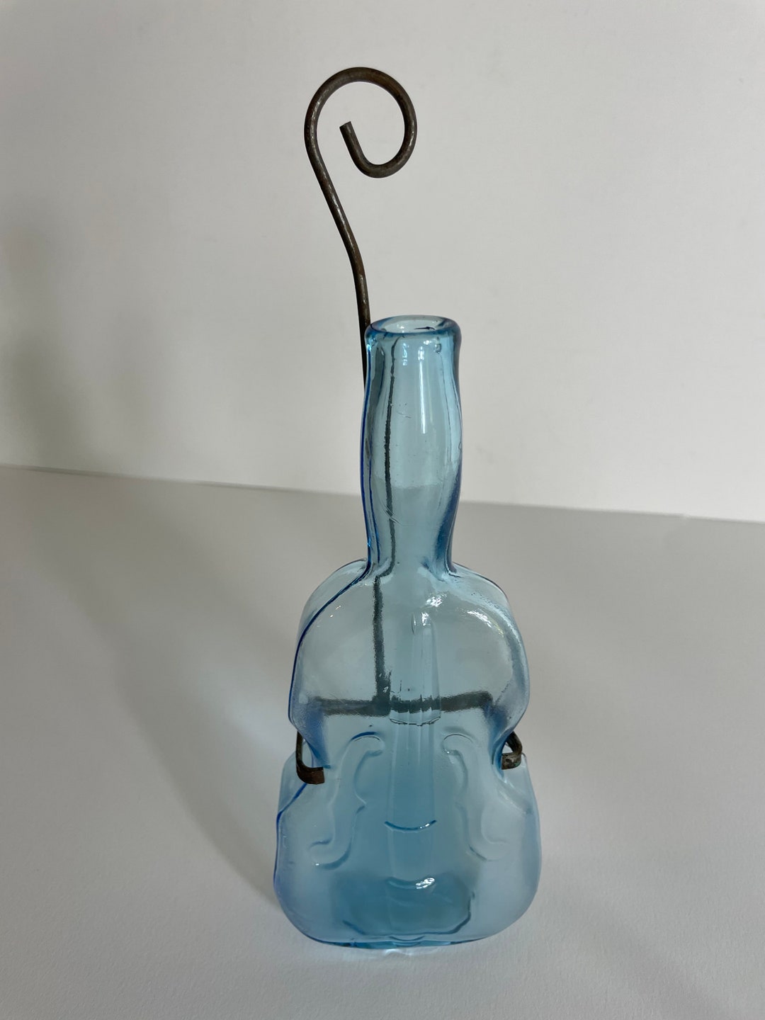 Vintage Turquoise Violin Hanging Vase. - Etsy