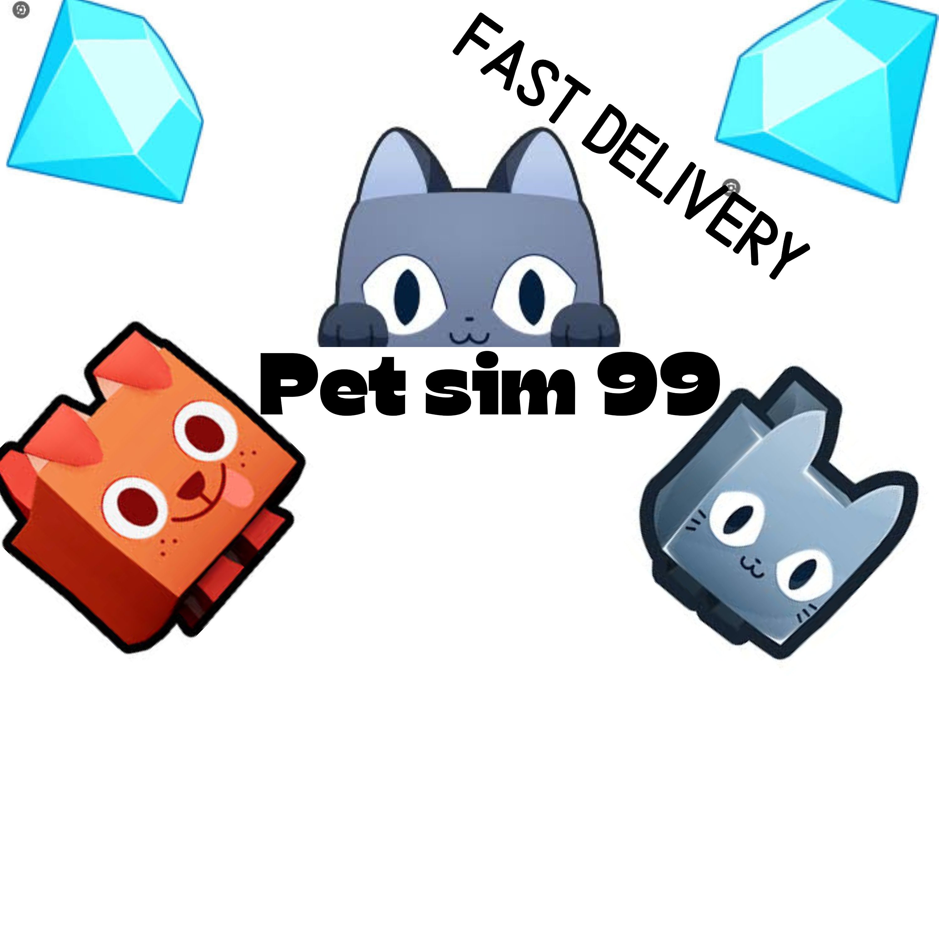 Huge Happy Computer PS99 Huge Pet Roblox PET SIM 99 Fast Delivery - Etsy