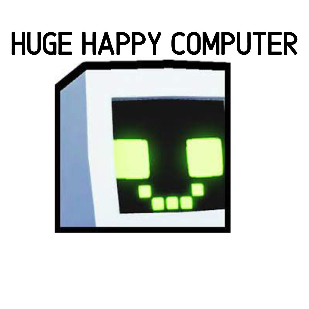 Huge Happy Computer PS99 Huge Pet Roblox PET SIM 99 Fast Delivery - Etsy