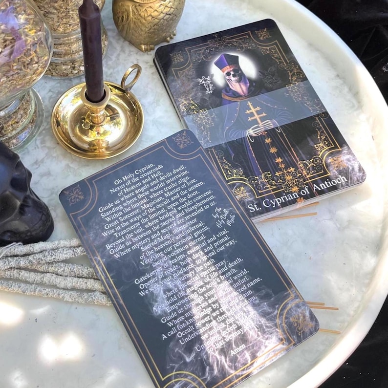 St. Cyprian of Antioch Prayer Card — Occult Wisdom, Protection ...