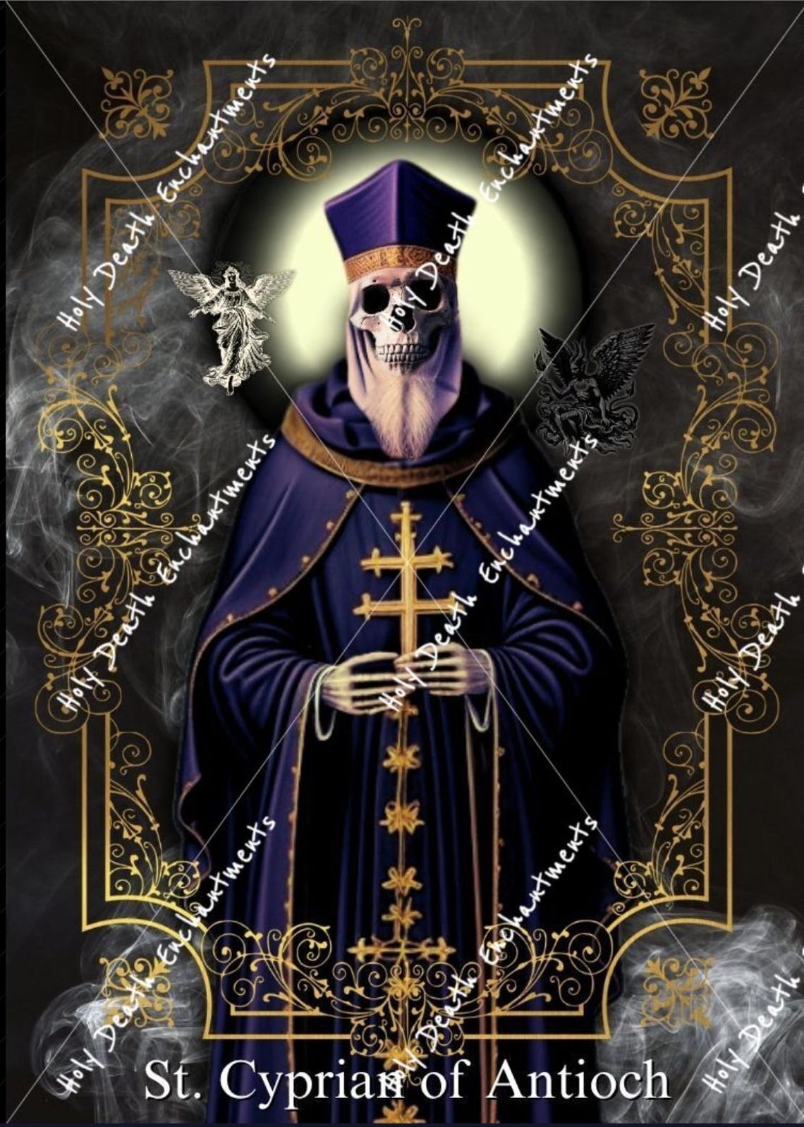 St. Cyprian of Antioch Prayer Card — Occult Wisdom, Protection ...