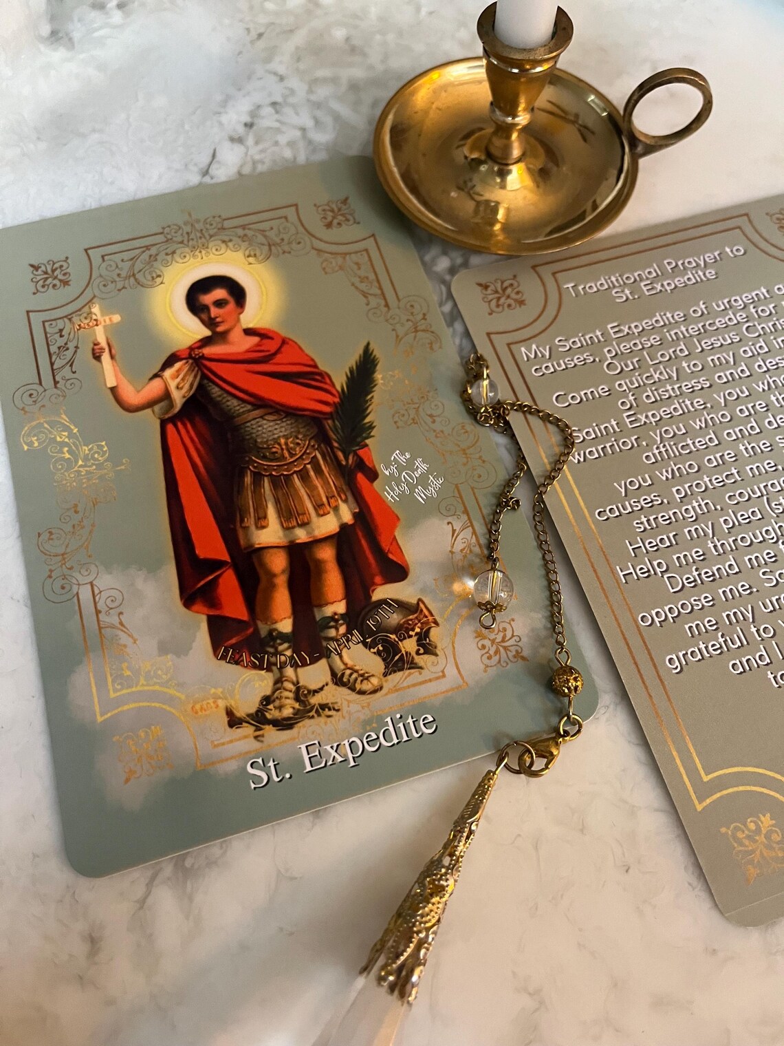 St. Expedite Prayer Card — Urgent Aid, Courage & Divine Intervention - Etsy