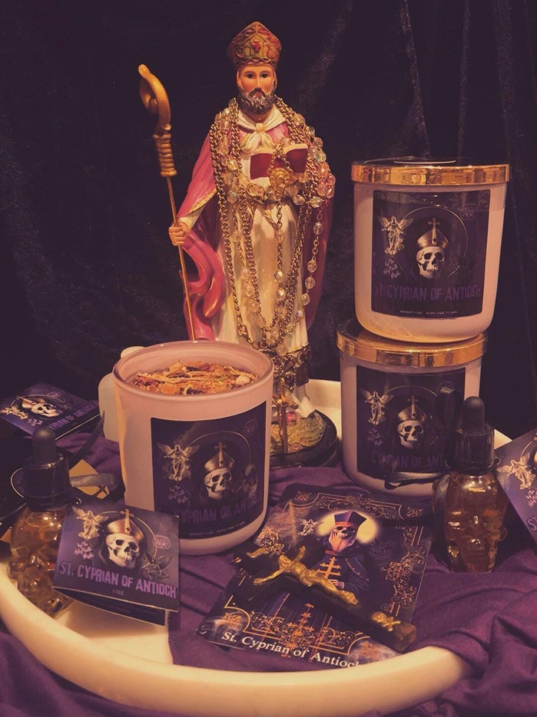 Saint Cyprian of Antioch Ritual Oil — Protection, Necromancy, Exorcism ...