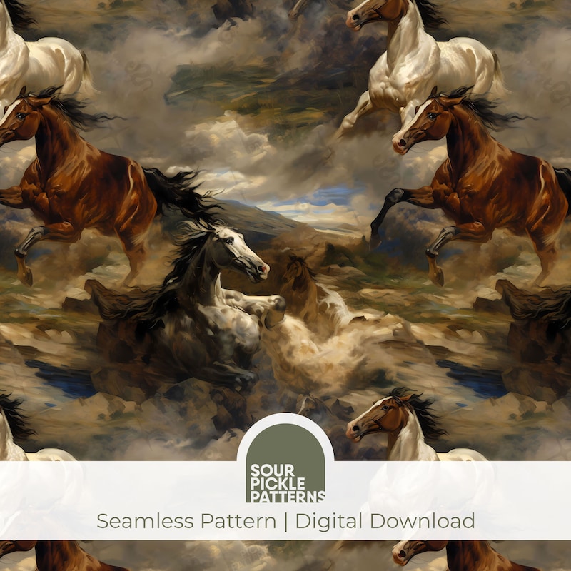 Horse Pattern - Etsy