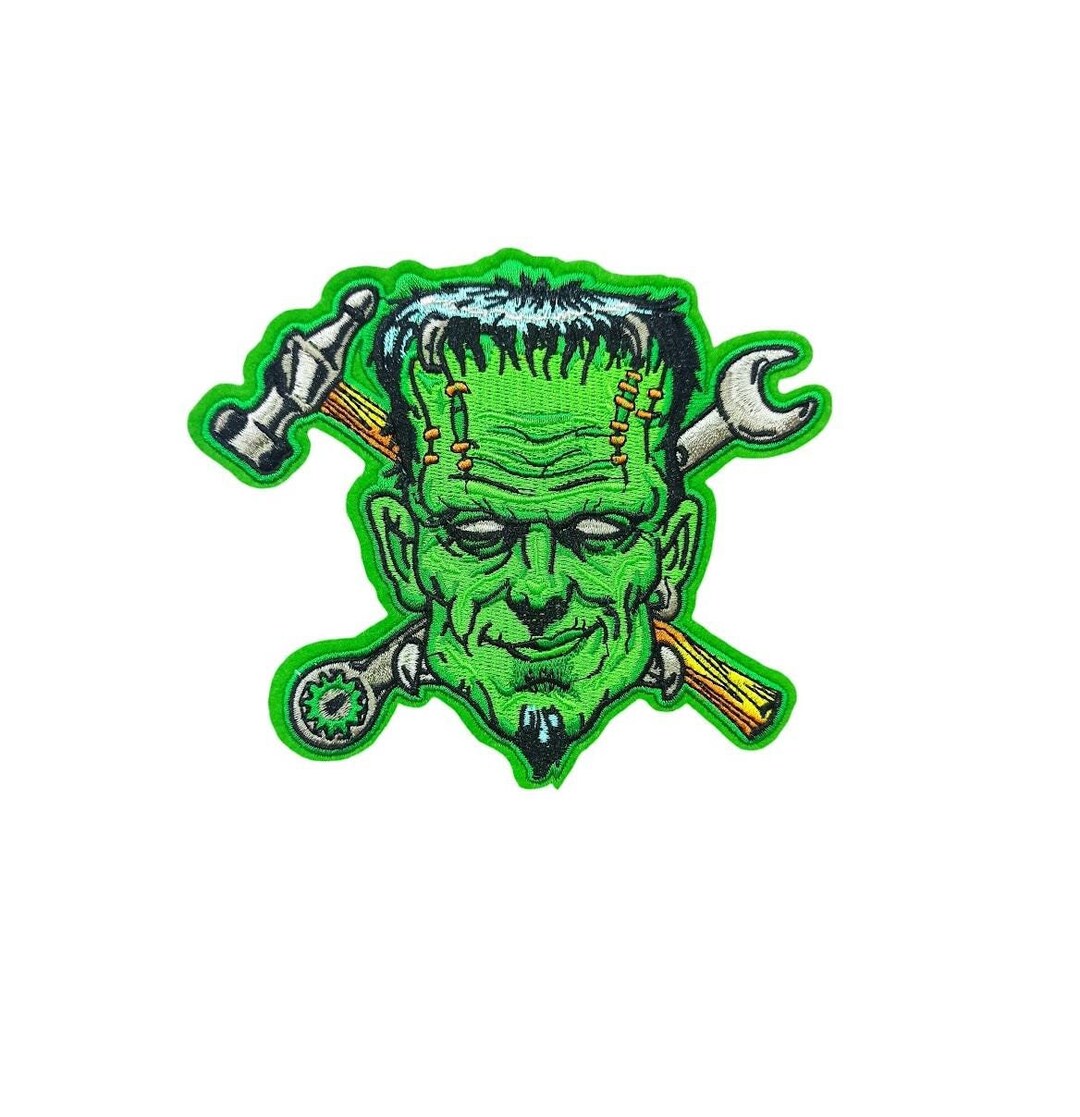 Frankenstein Patch Monster Mechanic Wrench Hammer Cult Horror Movie ...