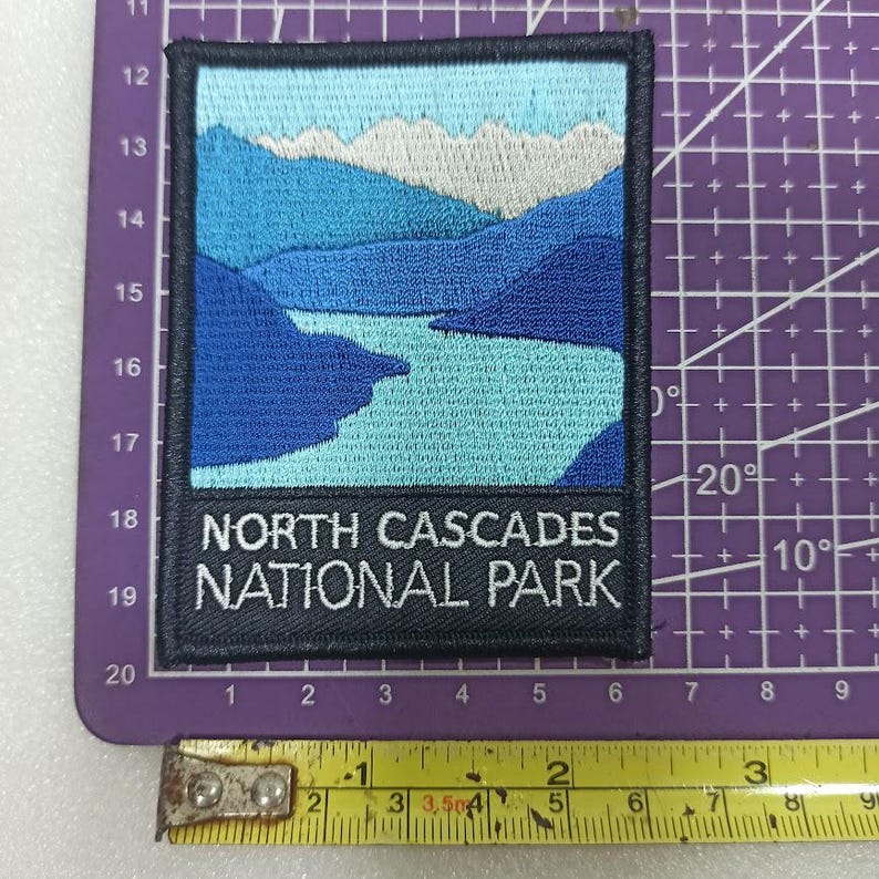 North Cascades National Park Patch Washington Seattle Skagit Iron or ...