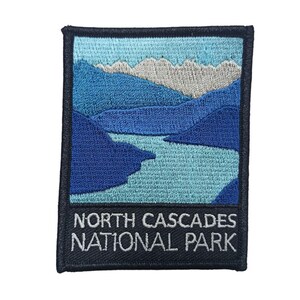 North Cascades National Park Patch: Embroidered Iron-on Applique - Etsy