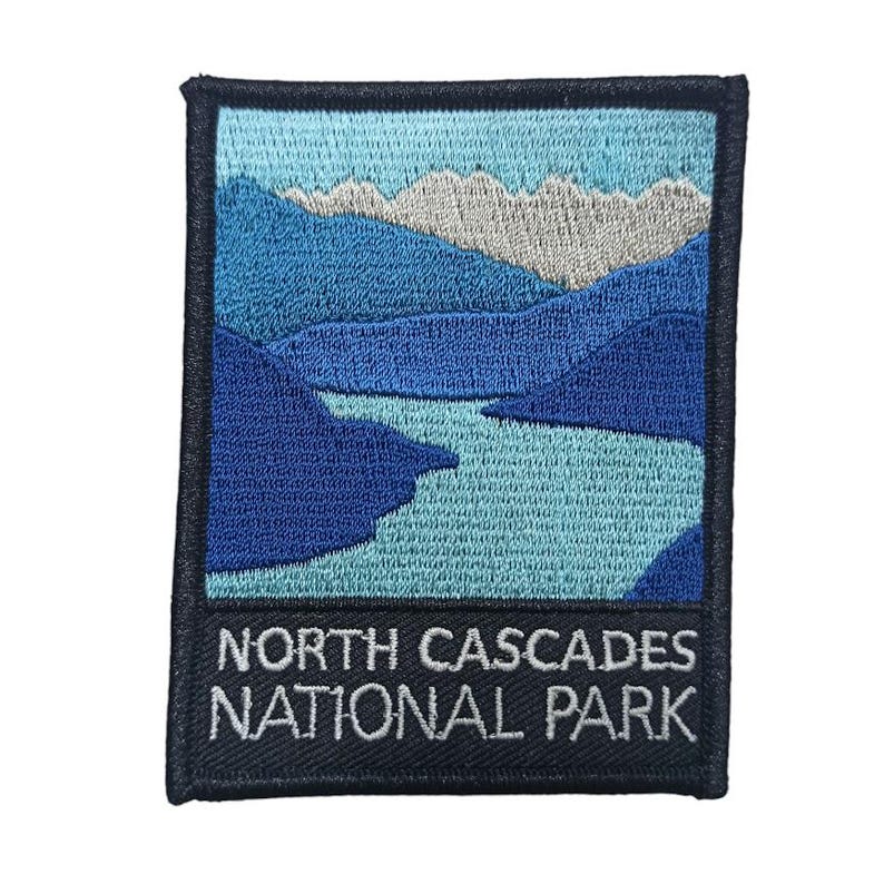 North Cascades National Park Patch Washington Seattle Skagit Iron or ...