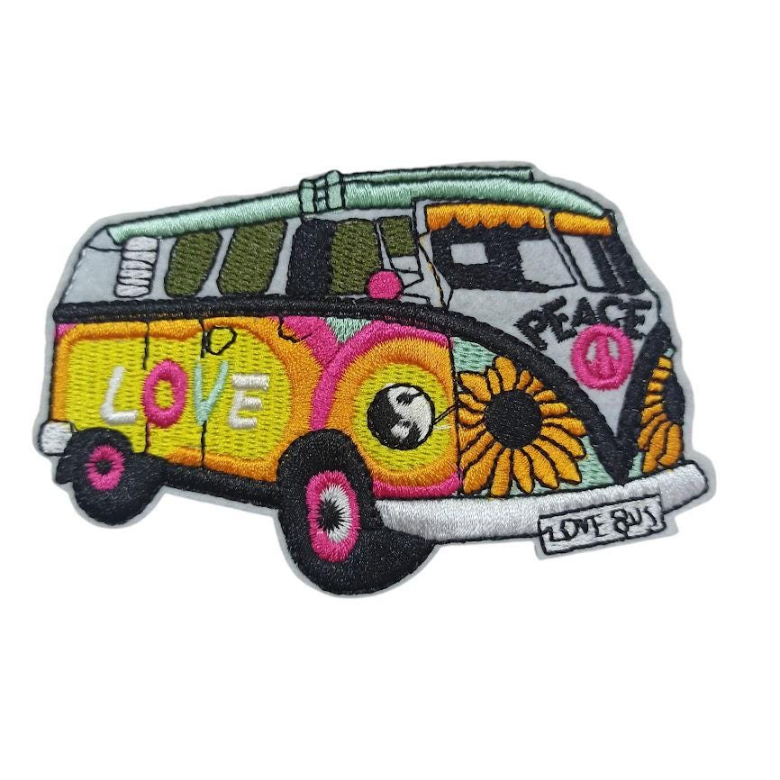 Camper Van VW Combi Bus Campervan Surfing Retro Hippie Hippy Peace ...